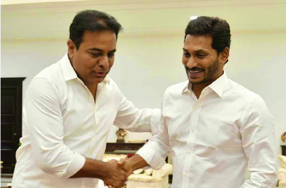KTR Anti Jagan Slogan : కేటీయార్ 'యాంటీ జగన్' నినాదం బెడిసి కొట్టిందా.?